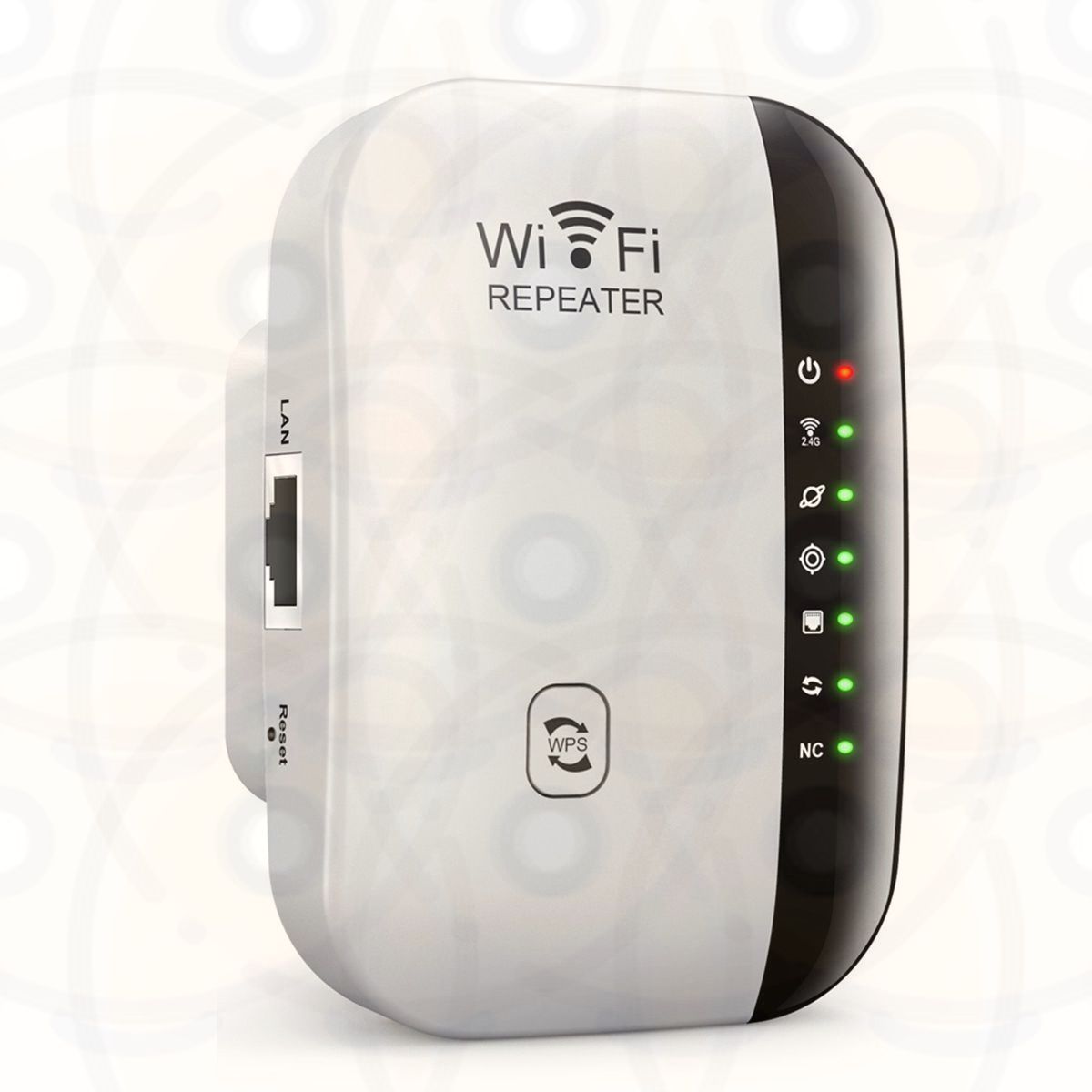 Wi-Fi-ретранслятор, беспроводной усилитель сигнала, сетевой усилитель, вилка ЕС