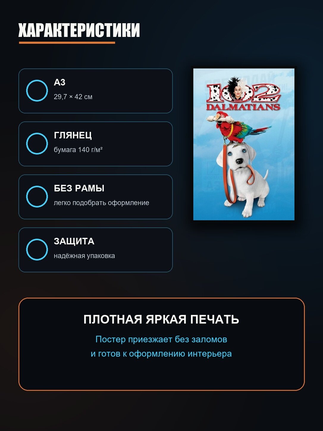 Постер 102 далматинца — фото 1