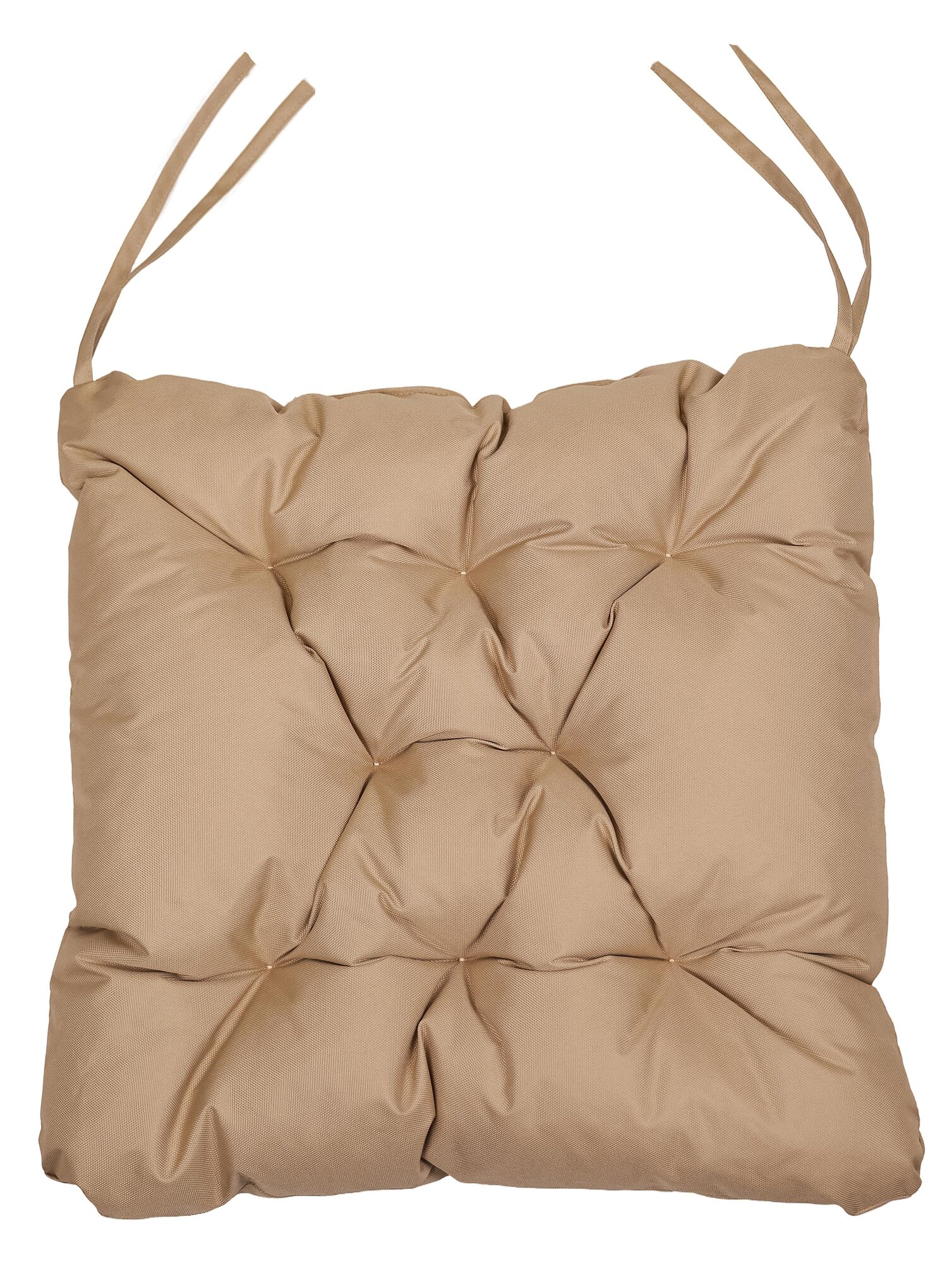 Подушка для стула Linen Way 45x45 см цвет бежевый