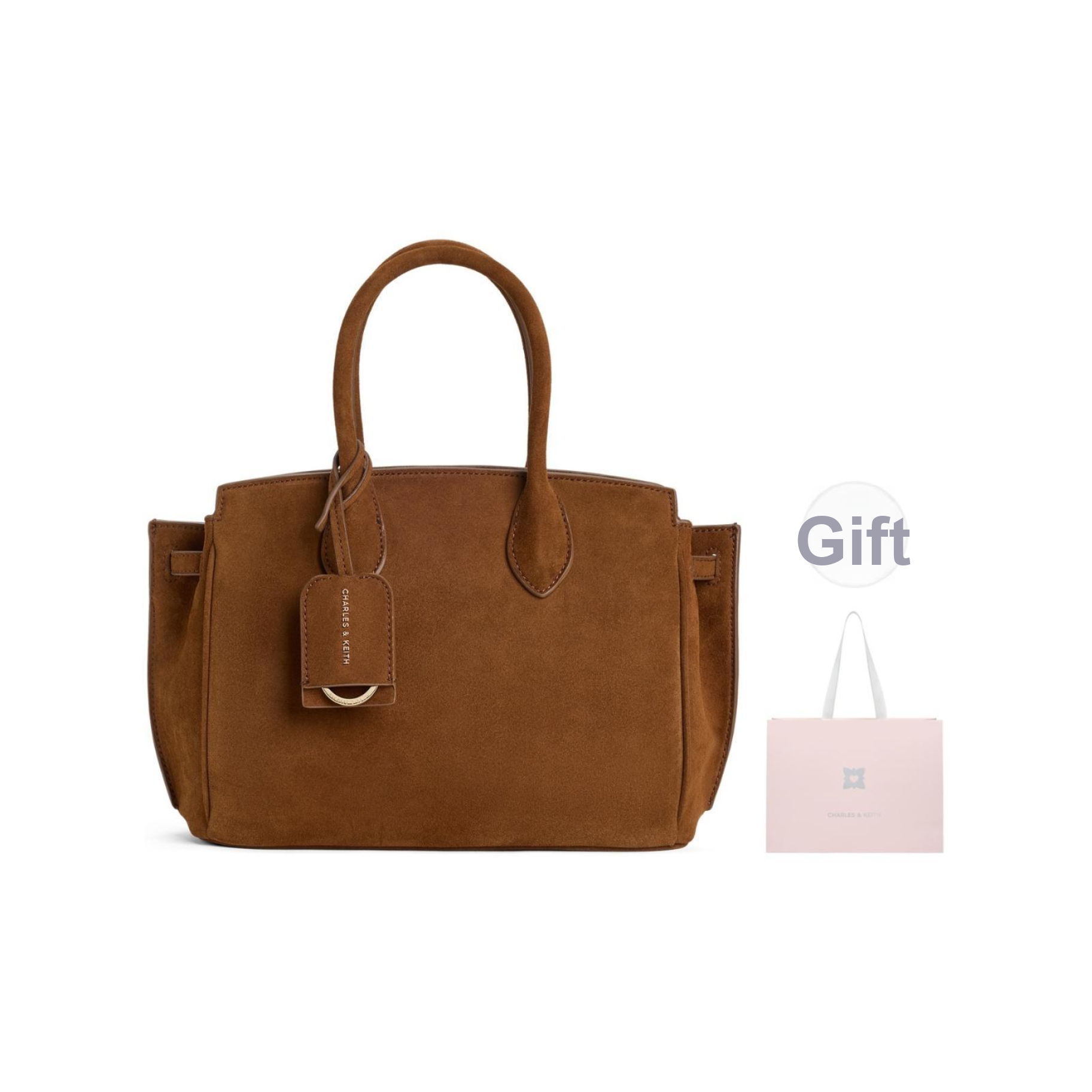Сумка CHARLES & KEITH, фактура матовая — фото 1