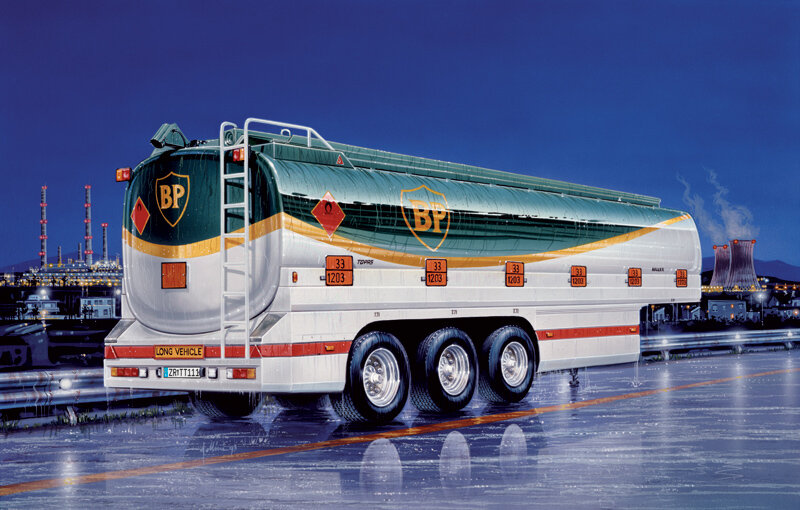 Сборная модель Italeri Heavy Tank Trailer "Topas" / Тяжёлый полуприцеп-цистерна, 3731