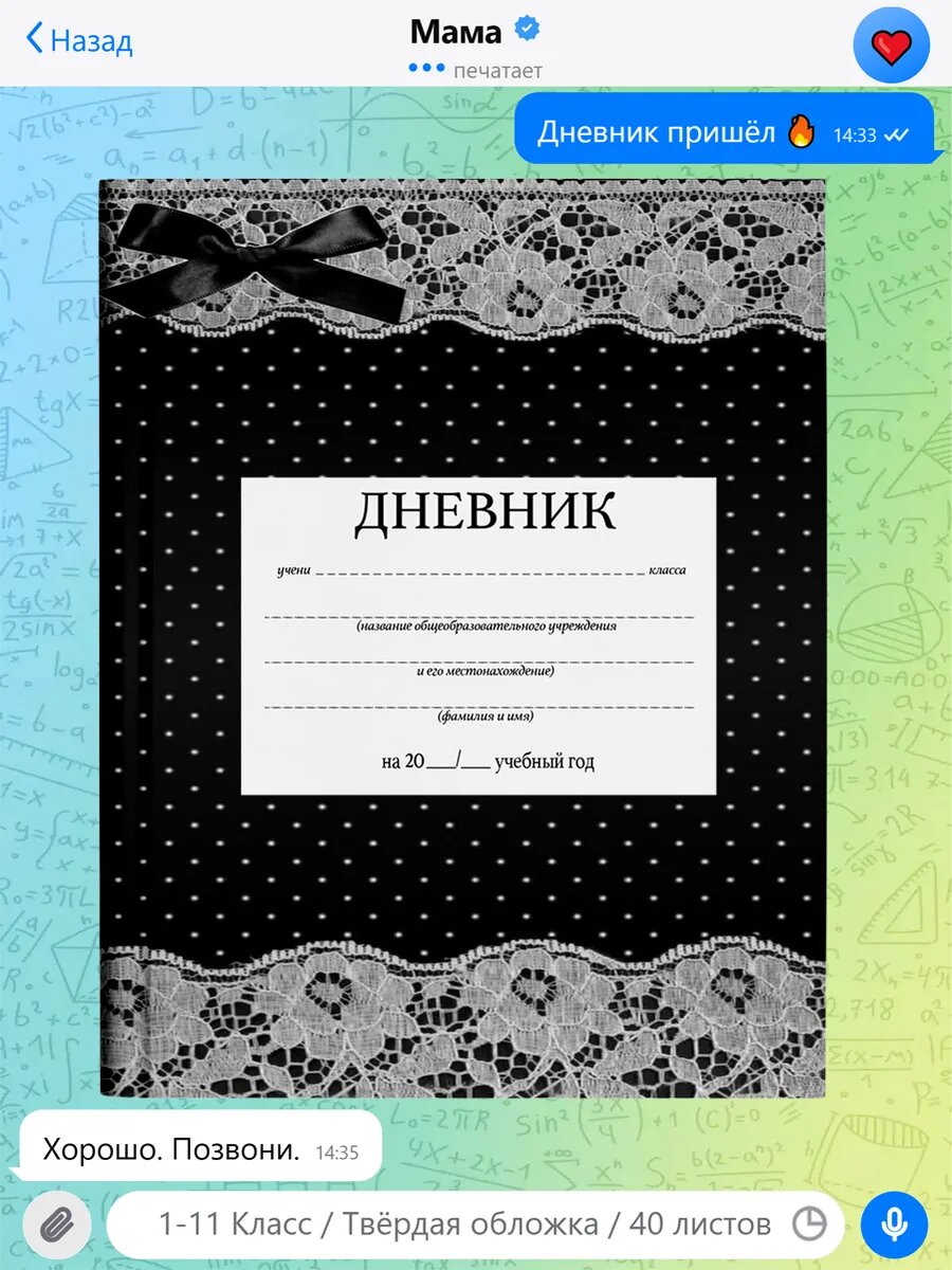Школьный дневник с принтом y2k pinterest