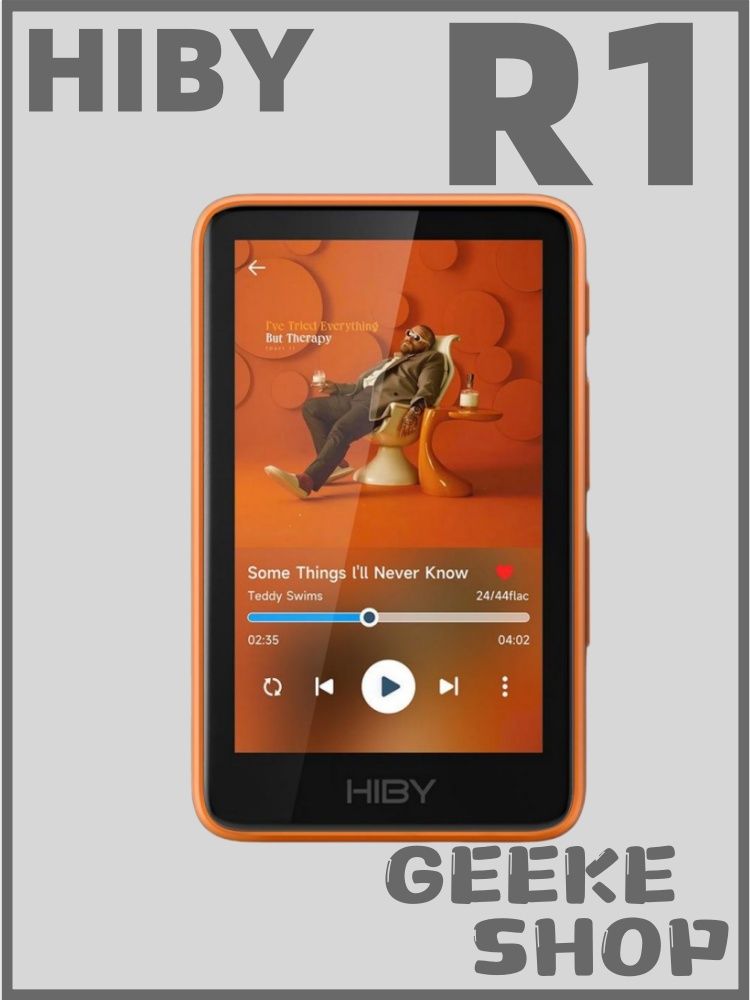 HiBy MP3-плеер, оранжевый