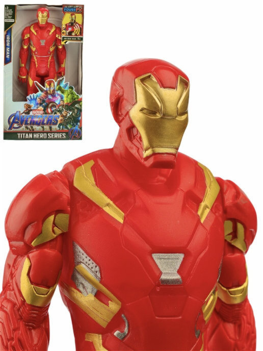 Игрушка для мальчика Фигурка Мстители Железный Человек, Iron Man, 30 см.