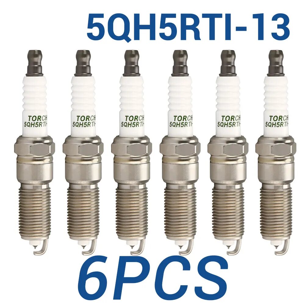 Свечи зажигания Torch 5QH5RTI-13, 6 шт.