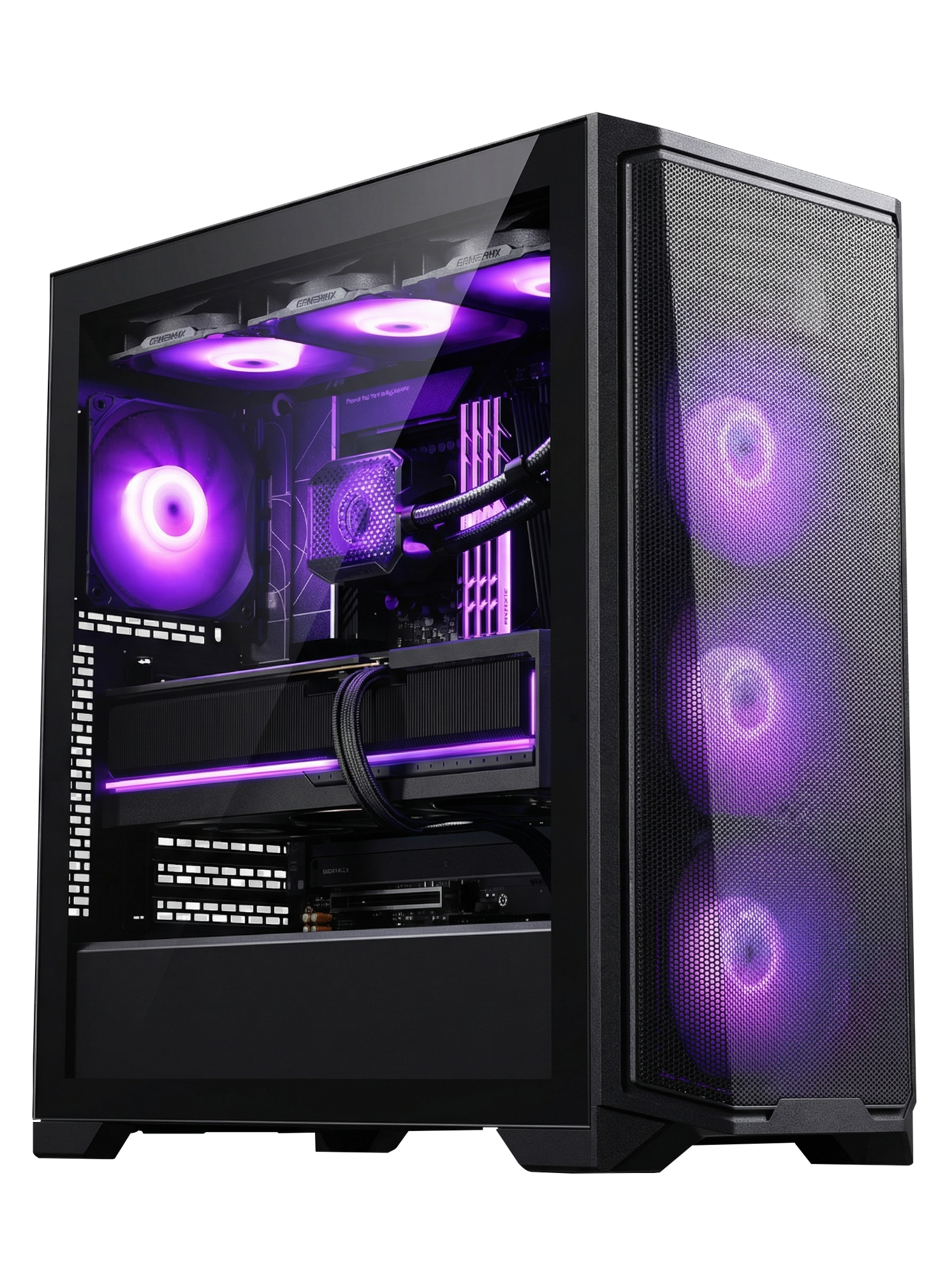 Игровой компьютер FIRESTRIKE PRO Ryzen 7 9800X3D / RX 9070 XT 16ГБ / 32ГБ DDR5 / SSD 4ТБ / 800Вт / Windows 11 Pro
