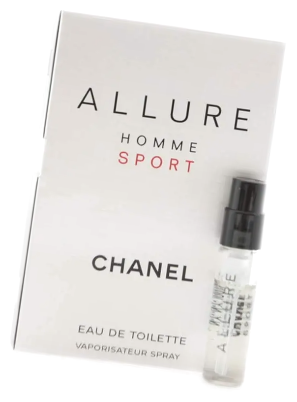 Chanel Allure Homme Sport миниатюра туалетной воды 1.5 мл - Шанель Аллюр Хом Спорт для мужчин