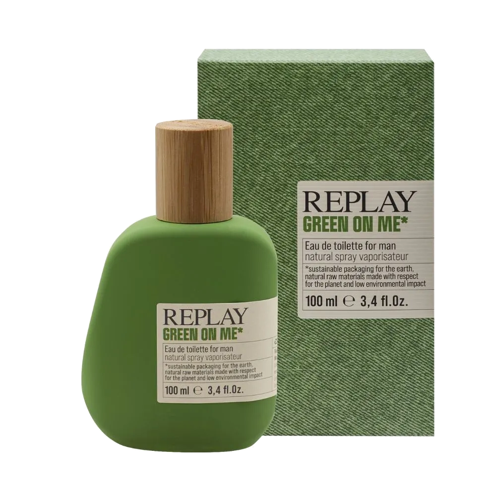 Аромат для мужчин Реплей Грин Он Ми Фор Мен 100 мл / Replay Green On Me For Man