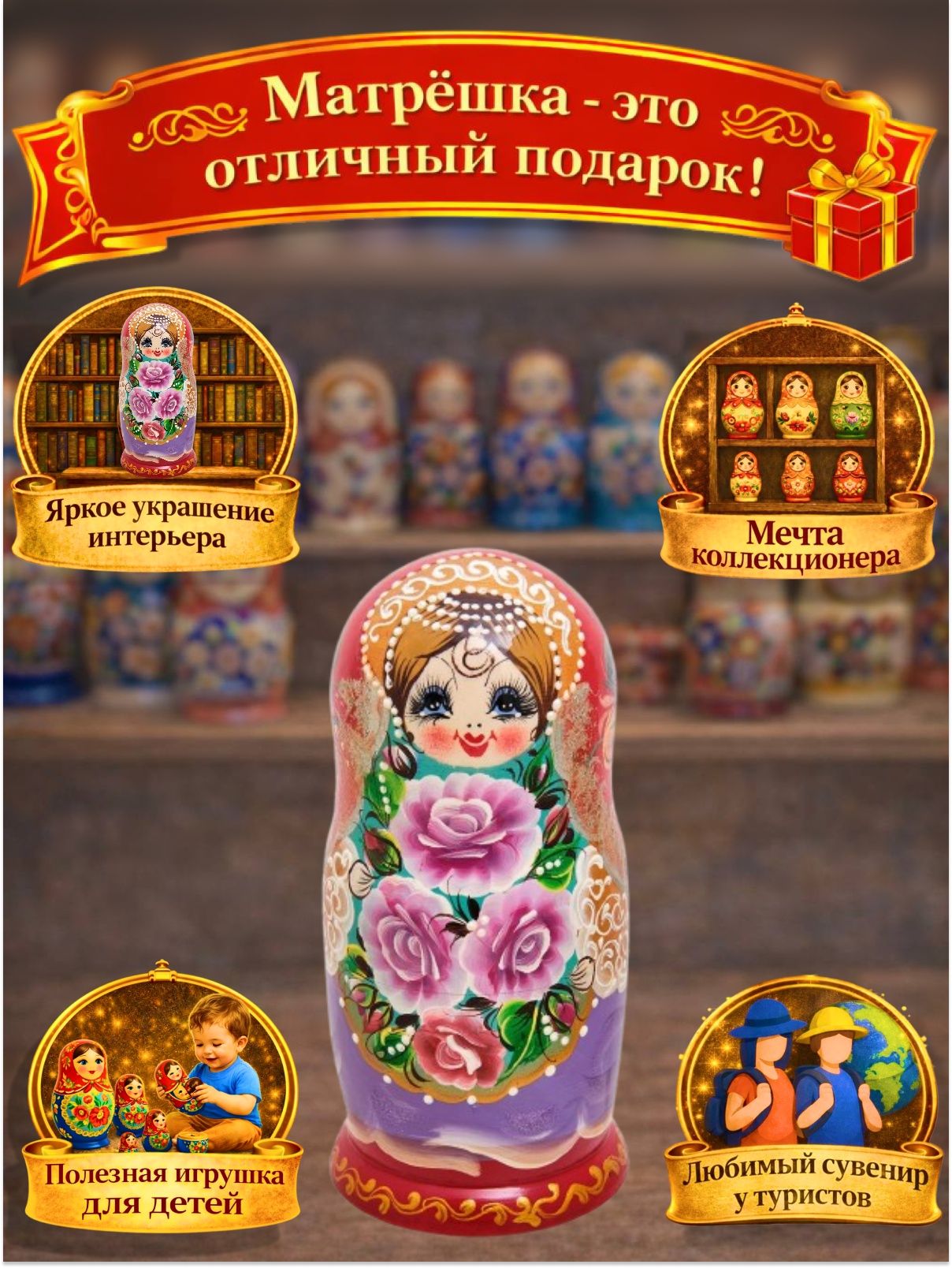 Матрешка Евлампия — фото 1