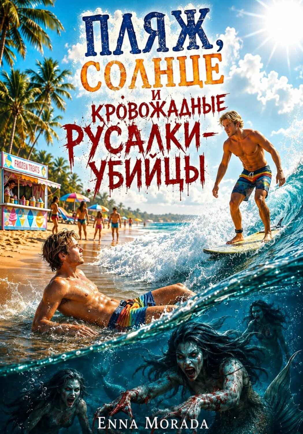 Пляж, солнце и кровожадные русалки-убийцы [Цифровая книга]