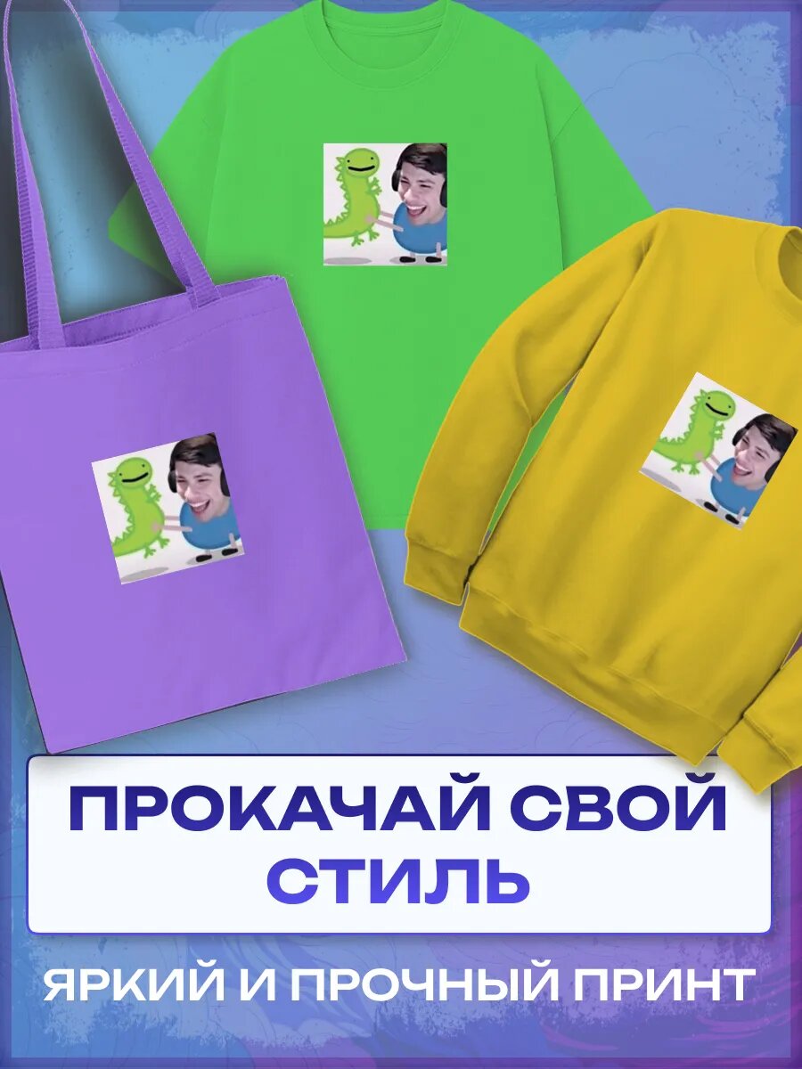 Термонаклейка dsmp meme — фото 1