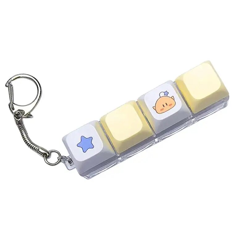 Антистрессовые кнопки-брелоки 4Keys Y