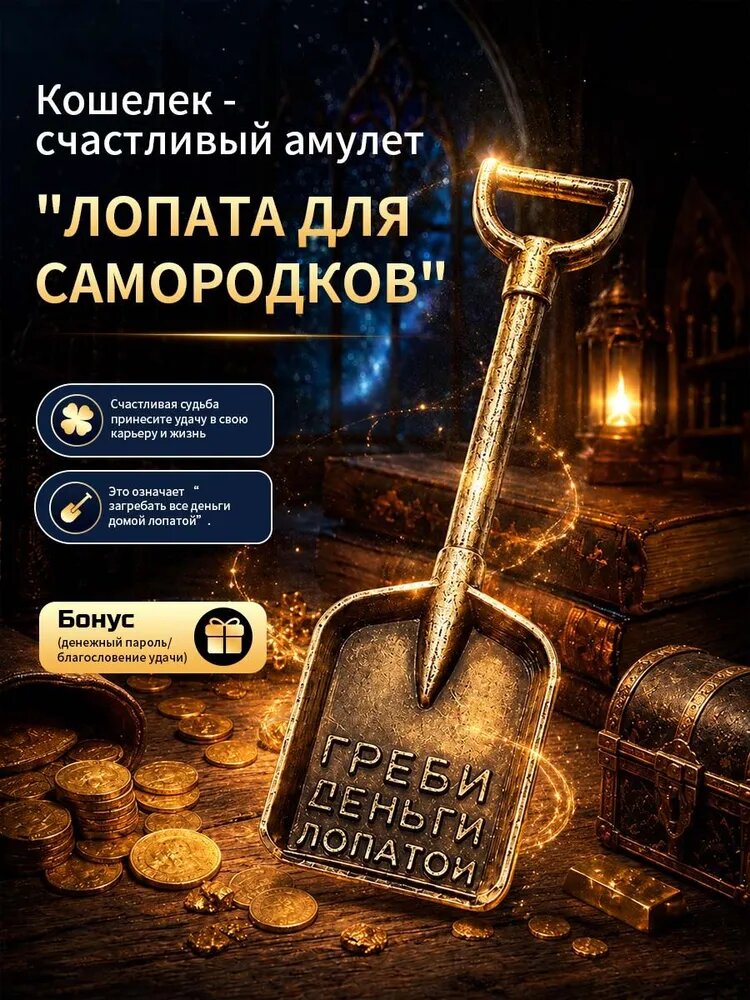 Славянский оберег Денежная Лопата - талисман для привлечения богатства