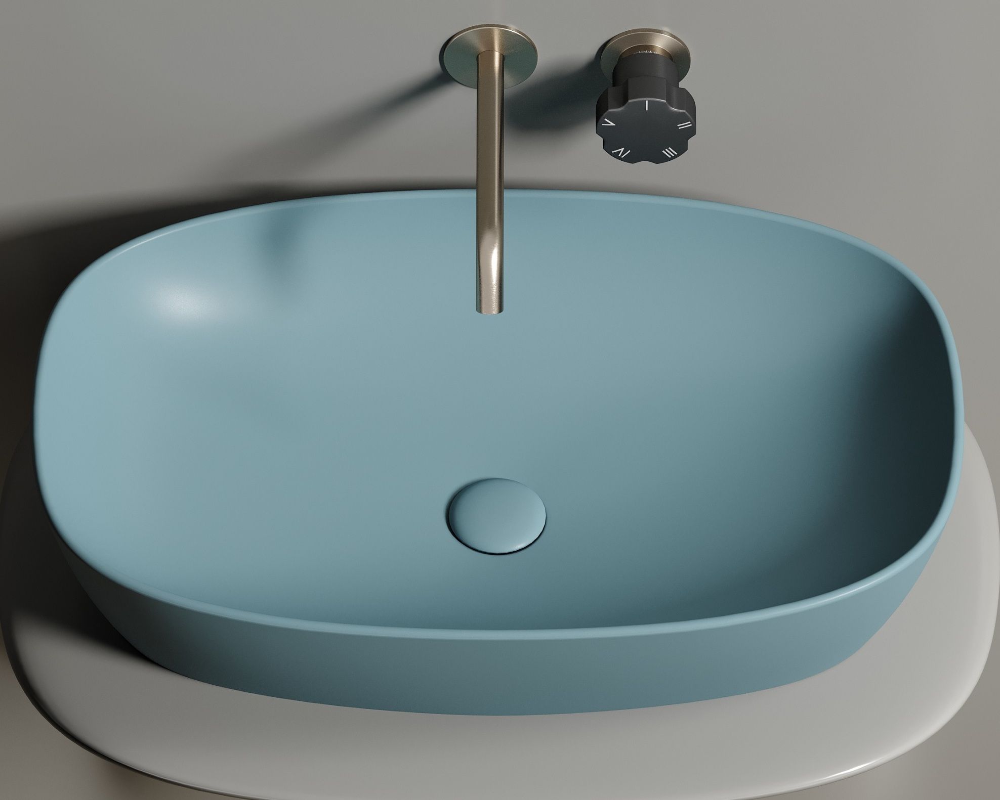 Мебельная раковина Ceramicanova Element 60 CN6049MLG зелёный матовый