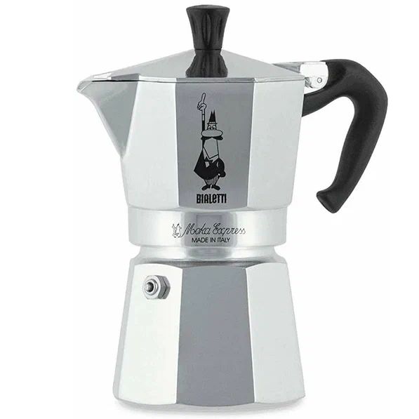 Гейзерная кофеварка Bialetti Moka Express, 190 мл, 4 чашки (0001164)