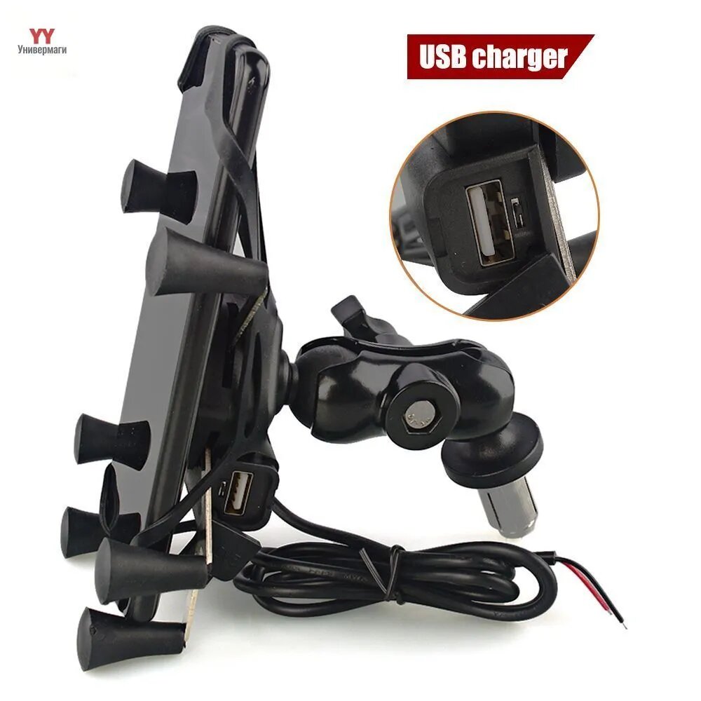 Держатель телефона с GPS-навигацией, для HONDA F5 CBR650F VFR1200 BMW S1000RR HP4 2010 14 15, Кронштейн рамы мотоцикла Поддержка USB-зарядного устройства
