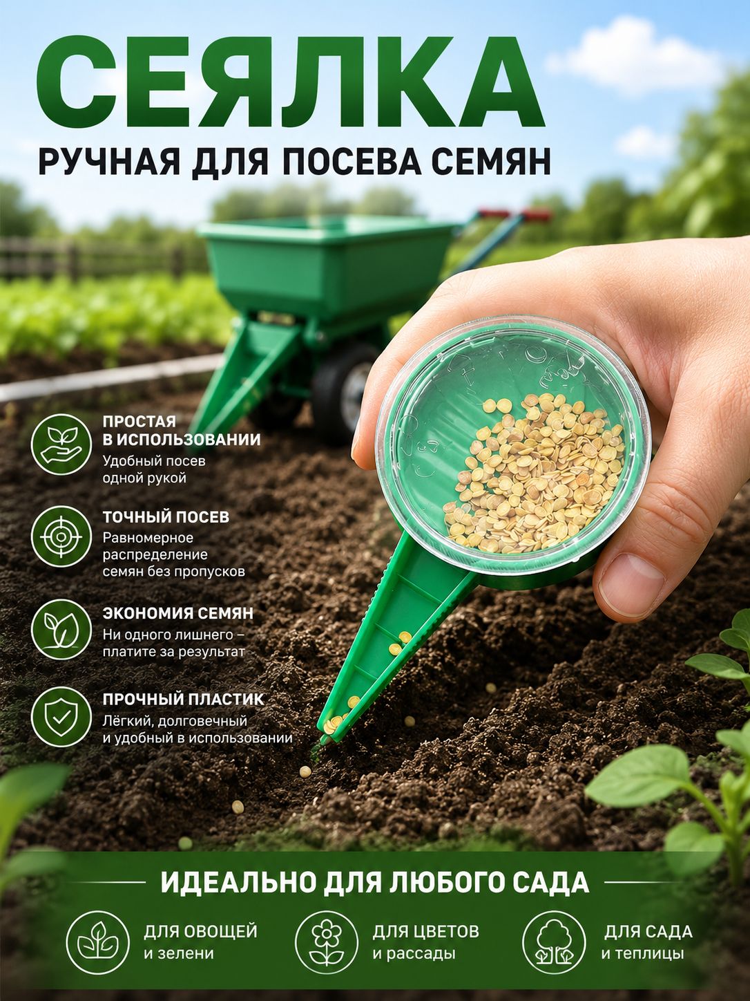 Набор садовых инструментов,1шт