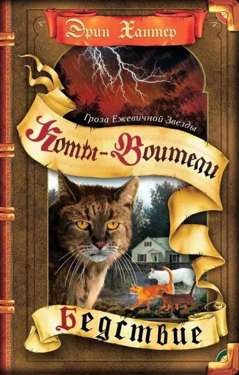 Коты-воители. Гроза Ежевичной Звезды. Кн. 1: Бедствие. Хантер Э.