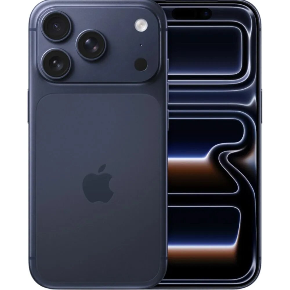 Apple Смартфон Apple iPhone 17 Pro Max 12/256 ГБ, Nano-SIM, eSIM, темно-синий