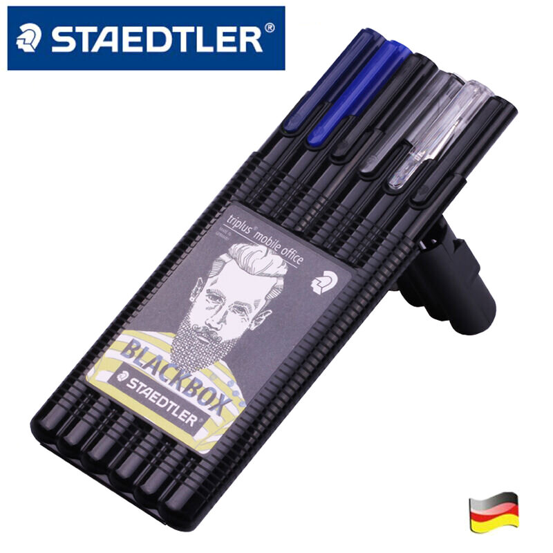 STAEDTLER 34 SB6B Набор для письма: гелевые ручки, шариковые ручки и светящиеся карандаши в компактном футляре
