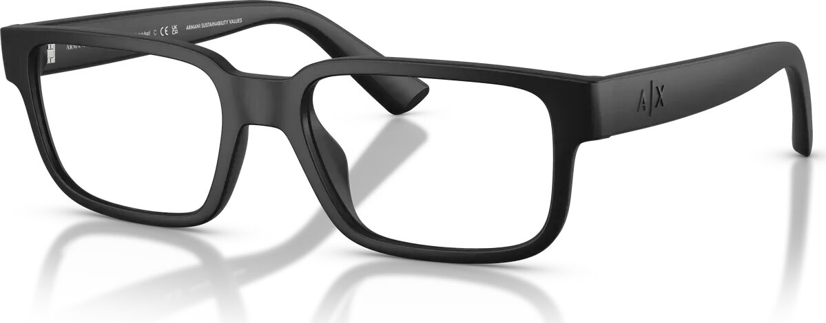 Оправа ARMANI EXCHANGE 0AX3130U 8078, тип оправы ободковая, материал оправы пластик, пол мужские, форма оправы квадратная