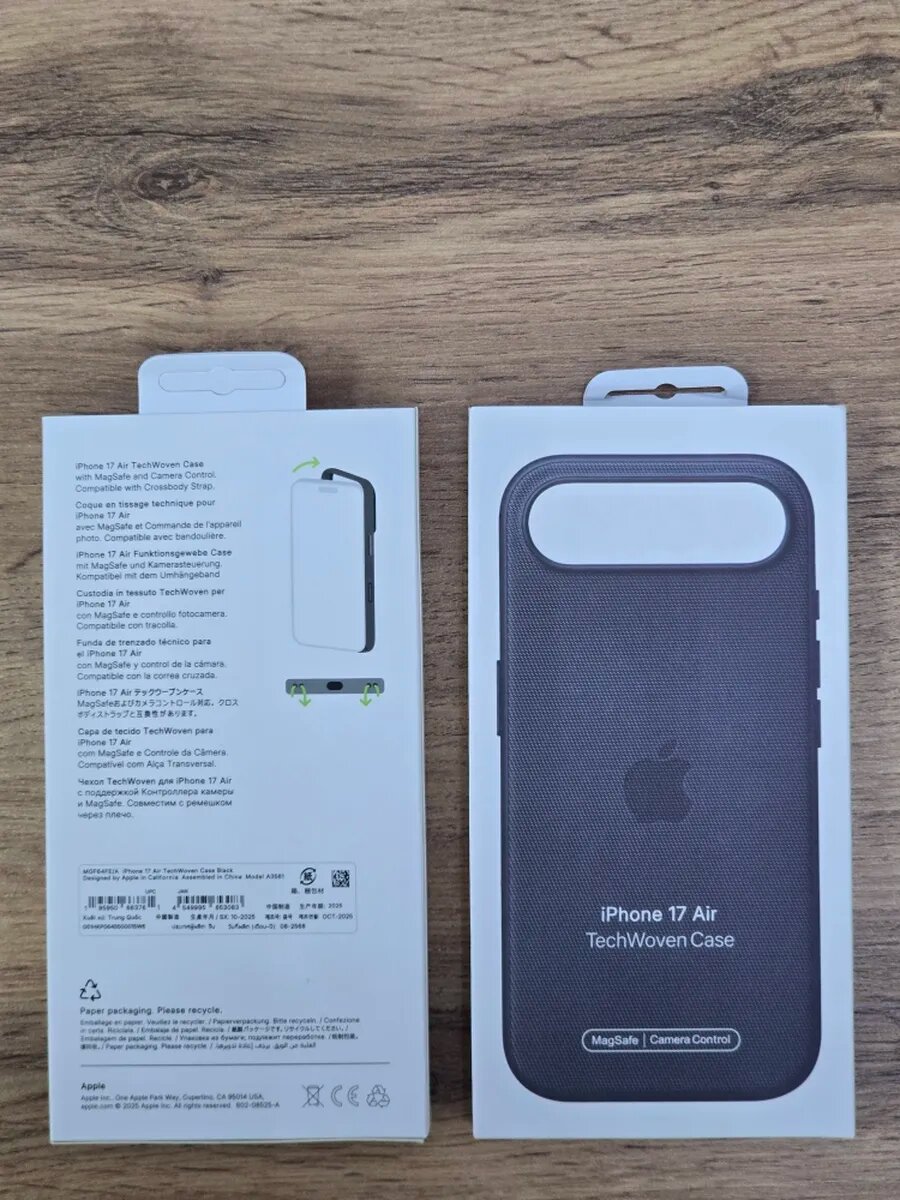 Чехол TechWoven Case для iPhone AIR черный