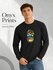 Лонгслив ONYX PRINTS, размер M, , черный