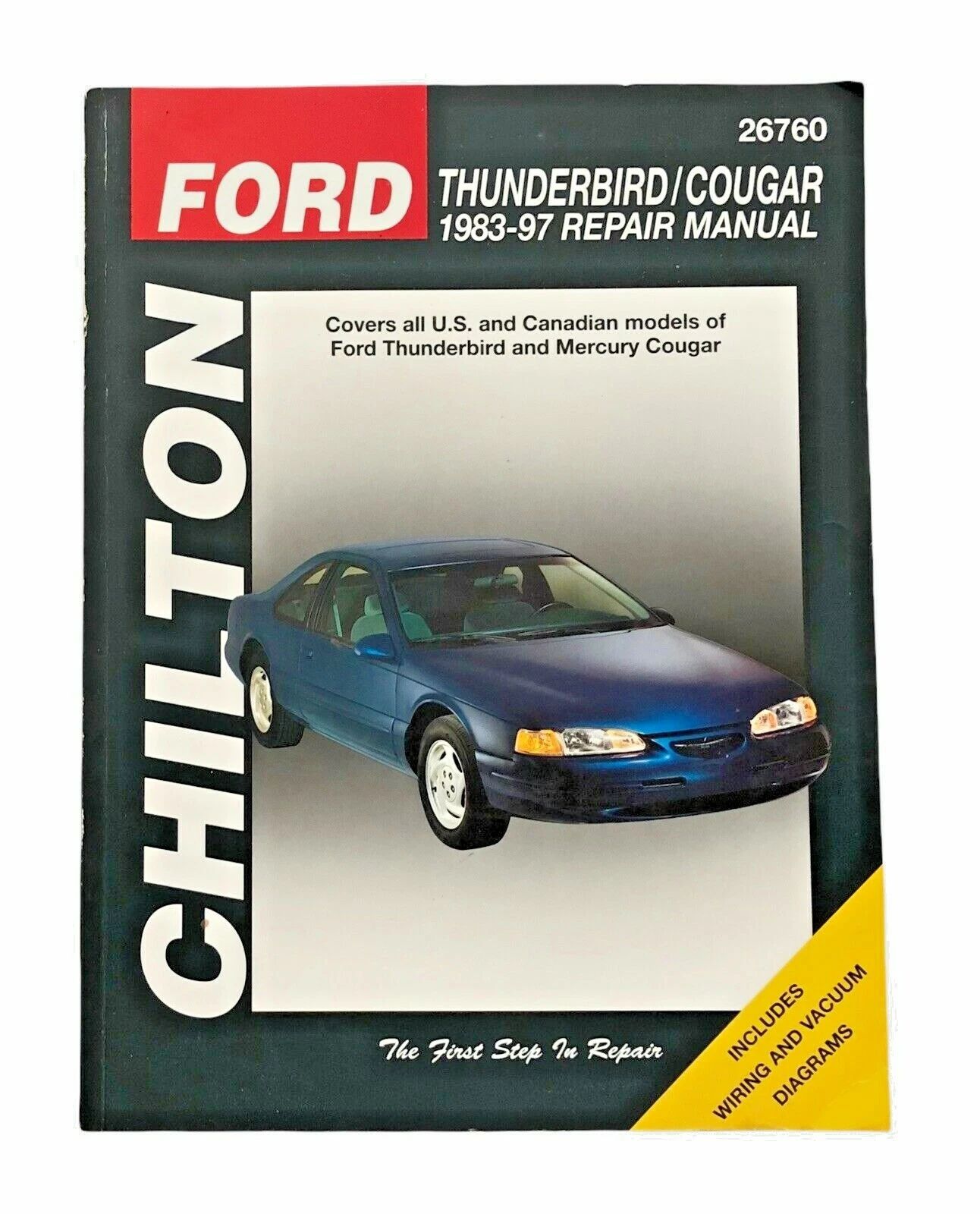 Книга по ремонту Ford Thunderbird /Cougar 1983-1996/Chilton 26760 USA