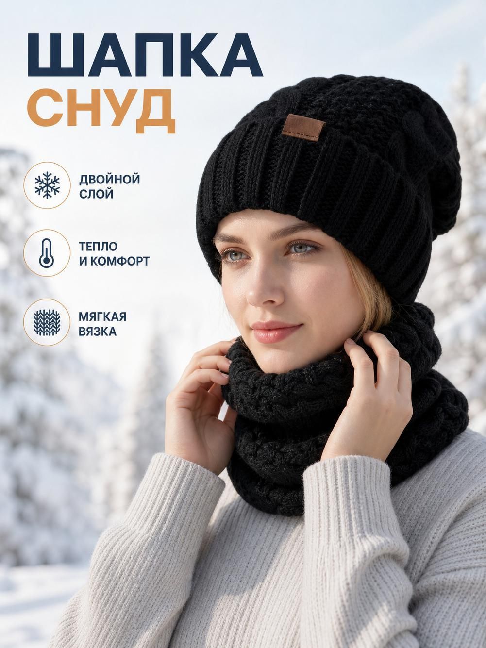 Комплект с головным убором  для мужчин и женщин