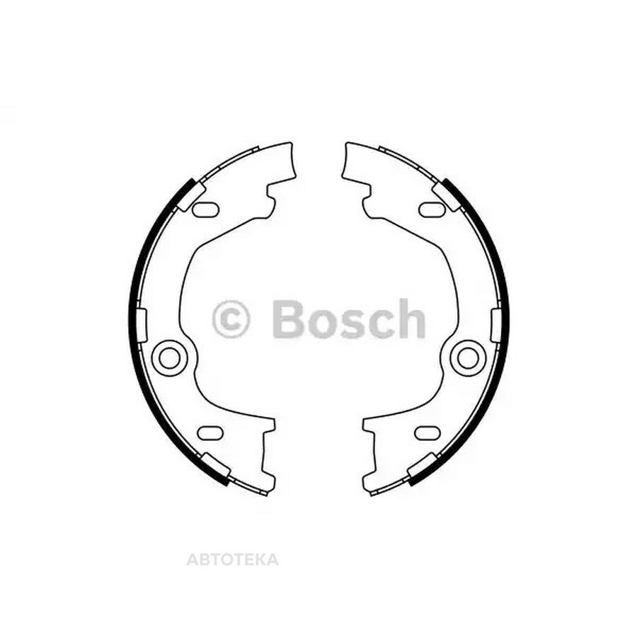 Колодки тормозные барабанные | зад | BOSCH 0986487777