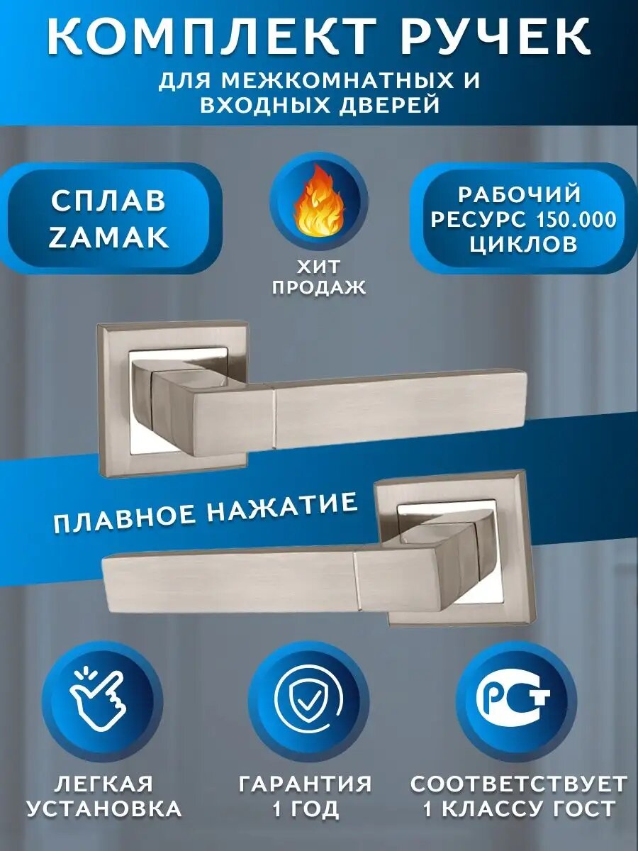 Ручка дверная межкомнатная
