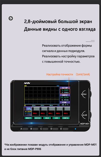 Miniware Графический экран, черный