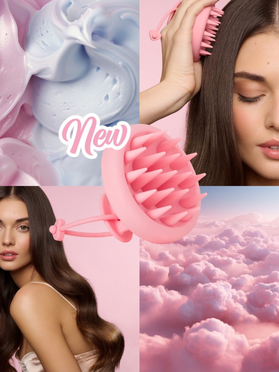 HAIR GROWTH Массажная щетка для волос и кожи головы