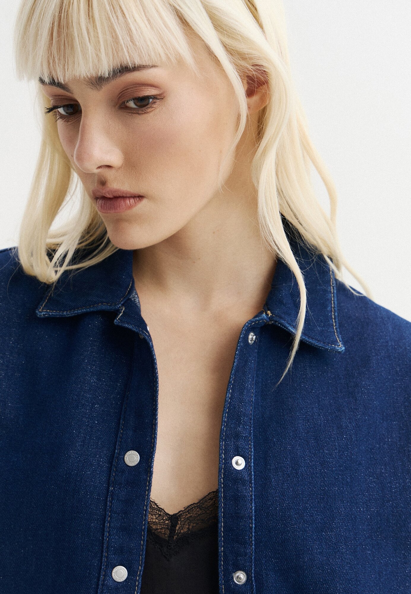 Рубашка KARL LAGERFELD JEANS, размер S, голубой — фото 1