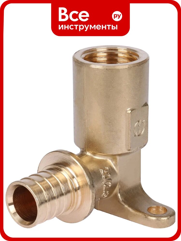 Настенный угольник с длинным нарезным патрубком STOUT 20-Rp 1/2" SFA-0032-002012 RG008S7FR1NDLF
