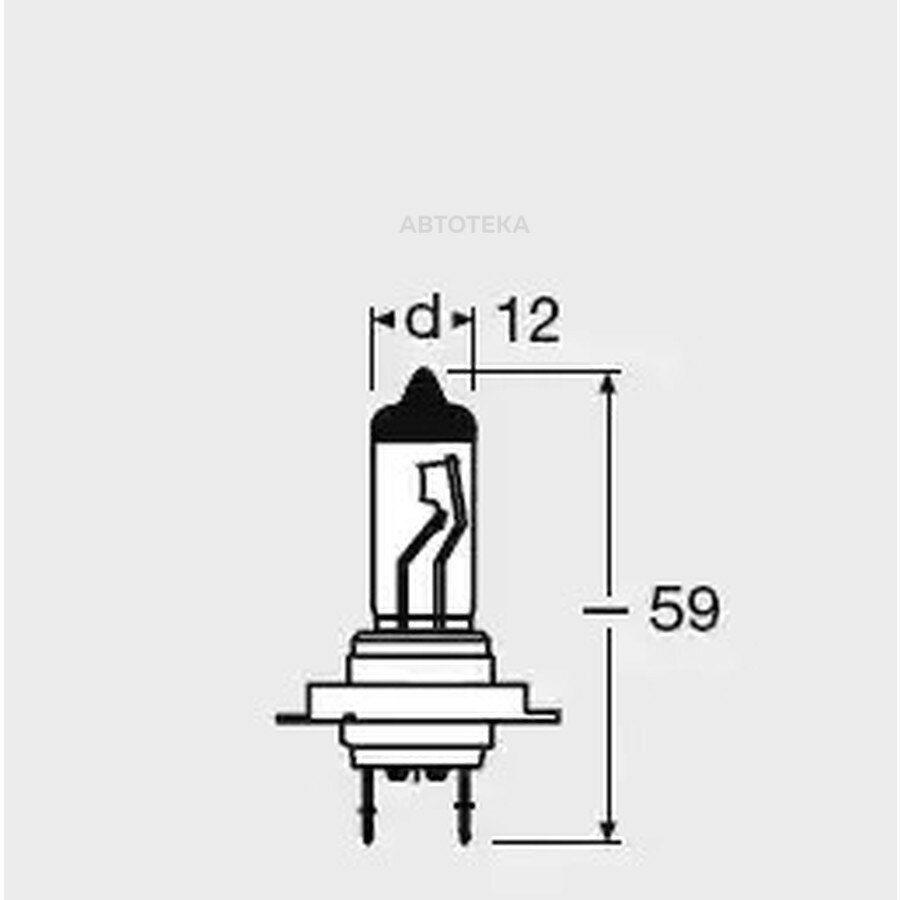 Лампа галогеновая головного света H7 PX26d 12V 55W Original line 1шт OSRAM 6421001B