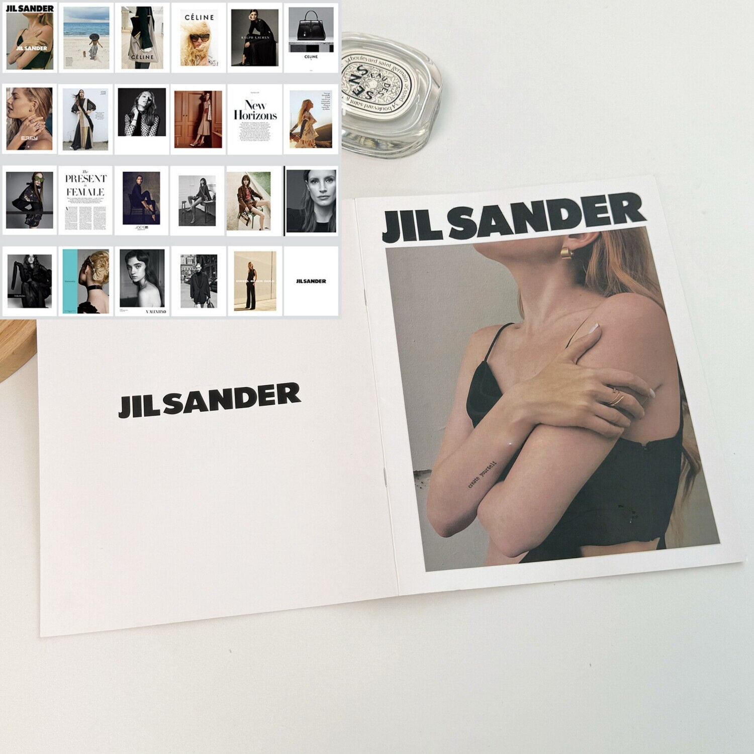 JILSANDER Model A декоративная книга реквизит для фото декор для шоурума setup сцены для дома интерьерный дизайн