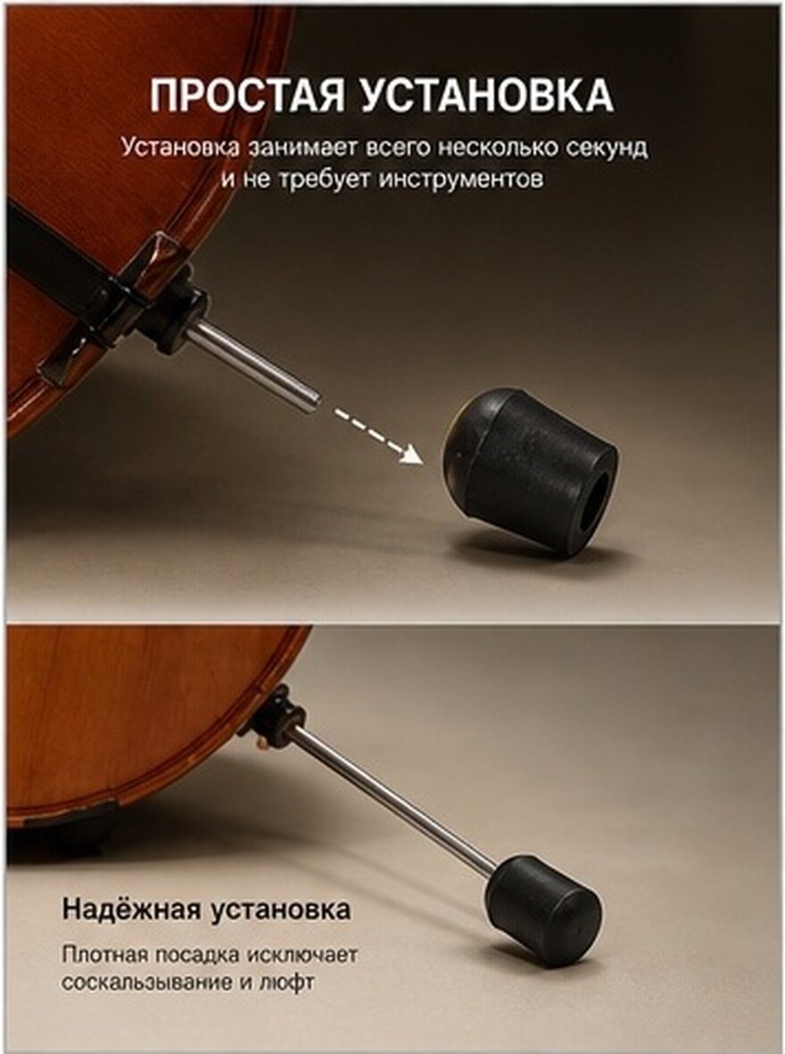 Наконечник Для Контрабаса Из Резины 3 Штуки Защита Концевого Шурупа 2 50X1 80X1 80CM