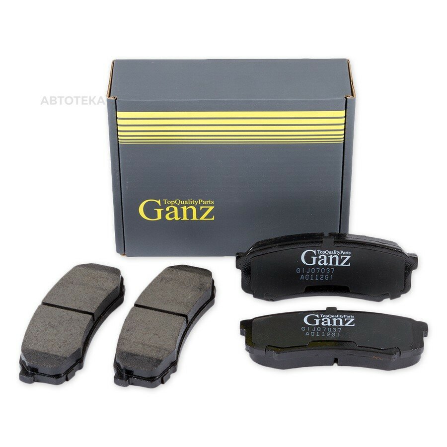 Колодки задние GANZ GIJ07037