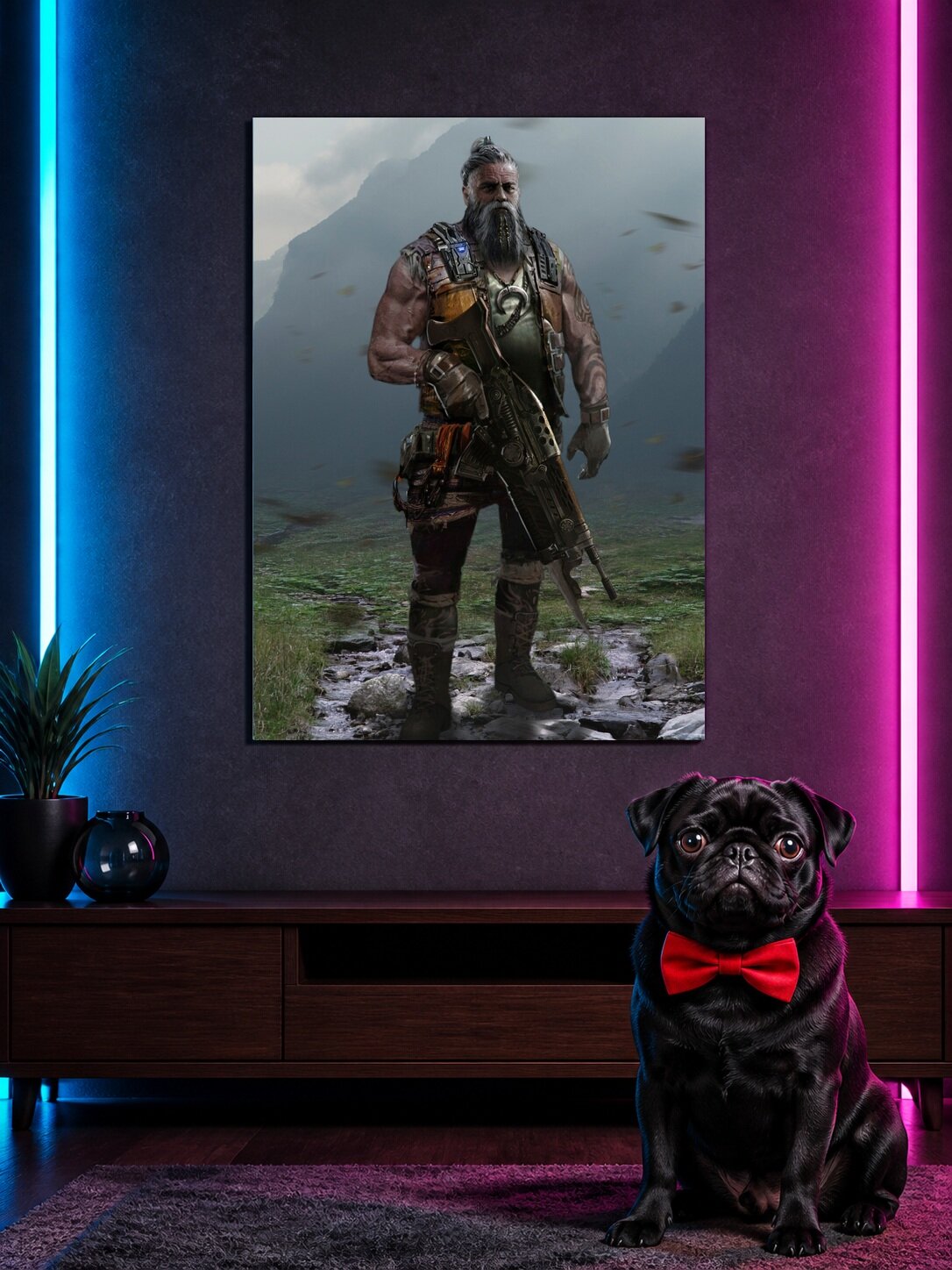 Постер Gears of War Герои — коллекционный арт для геймера A3