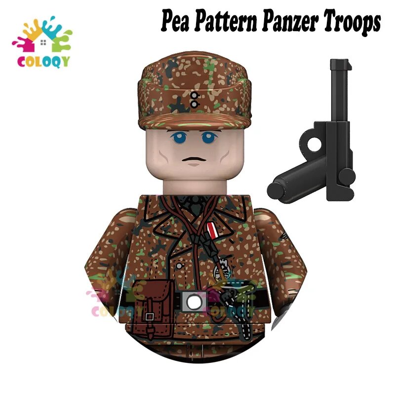 COLOQY Солдат Второй мировой войны, цвет 1pcs