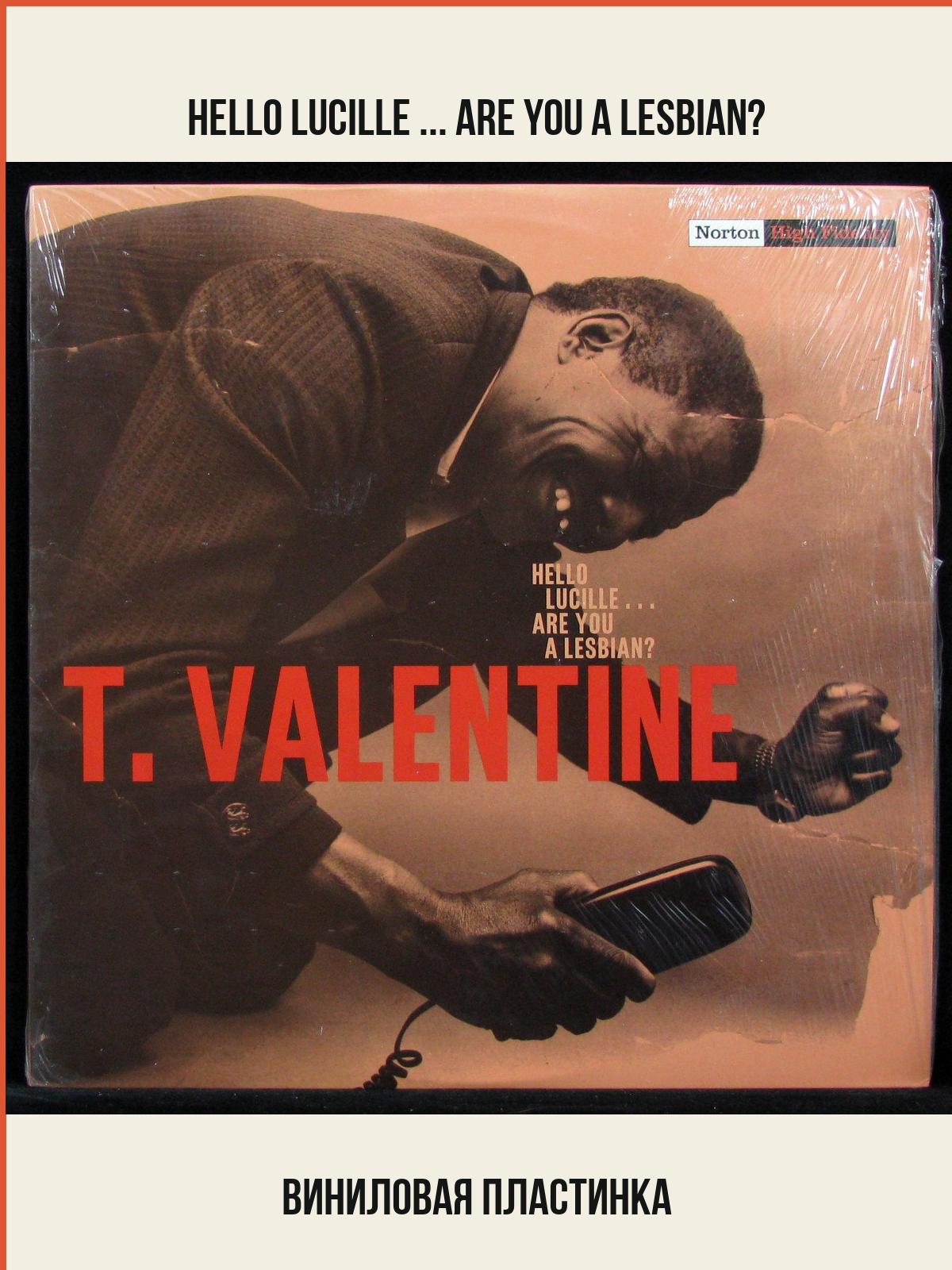Виниловая пластинка Norton T. Valentine – Hello Lucille . Are You A Lesbian?