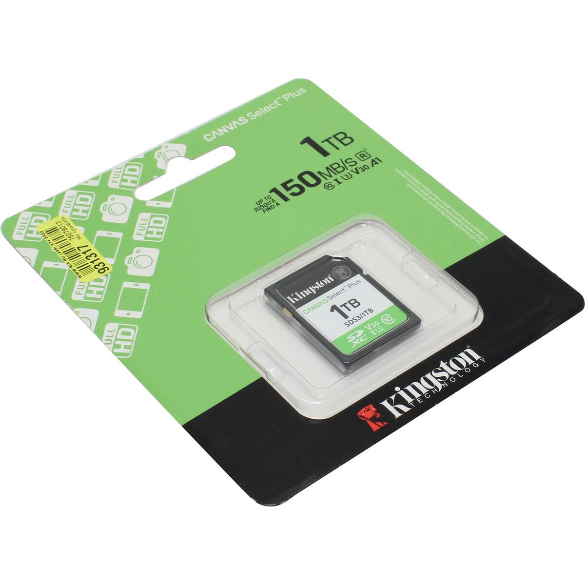 Kingston SDS3/1TB SDXC Memory Card 1Tb A1 V30 UHS-I U3 Class10 — фото 1