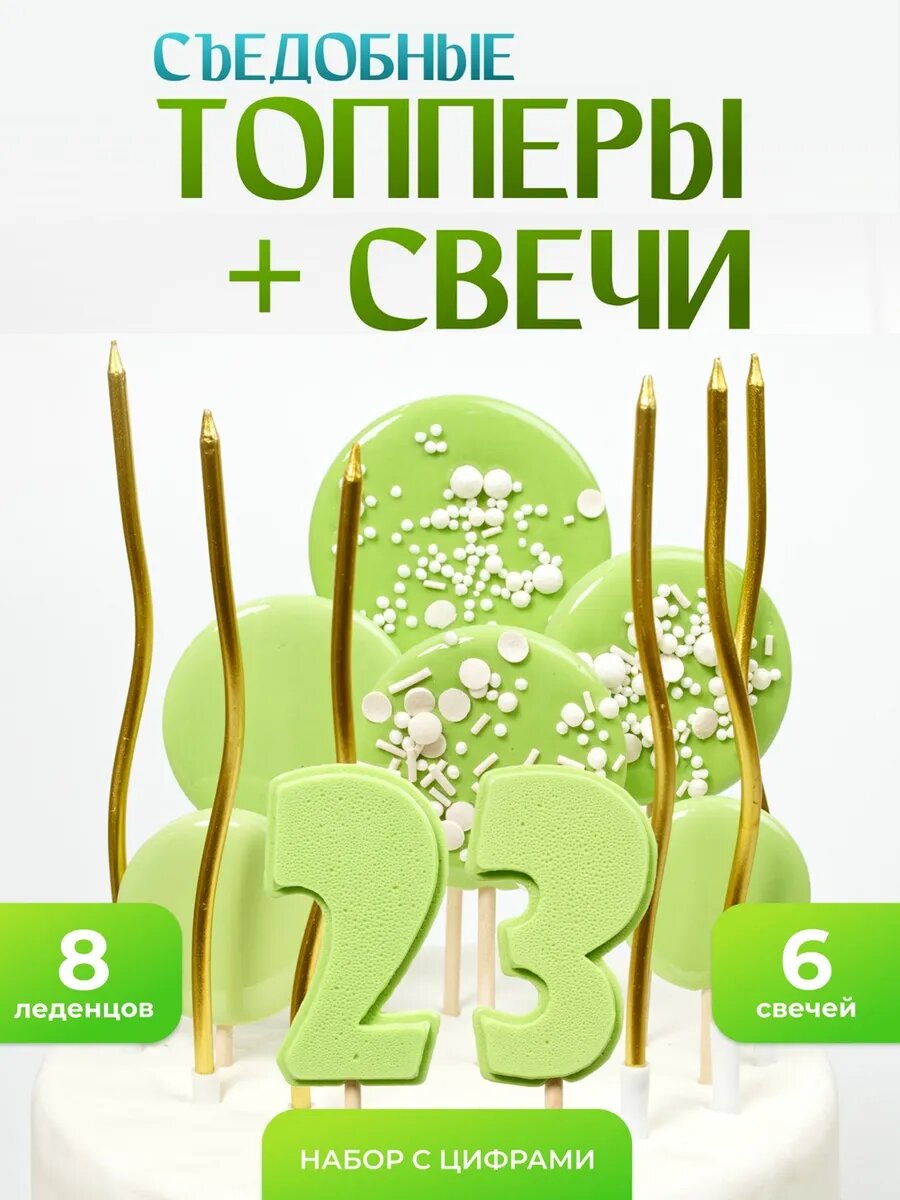 Топпер на торт 23 года
