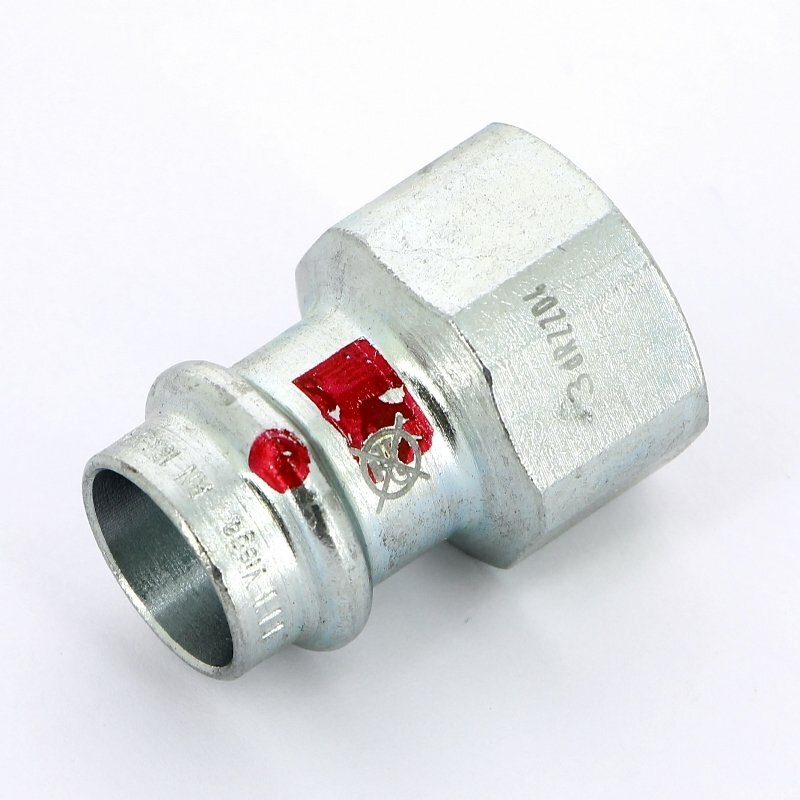 Муфта пресс-В 18x3/4" оцинкованная сталь Prestabo VIEGA