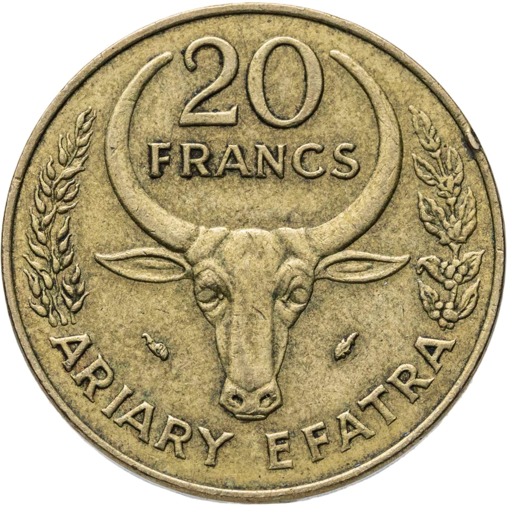 Мадагаскар 20 франков (francs) 1988