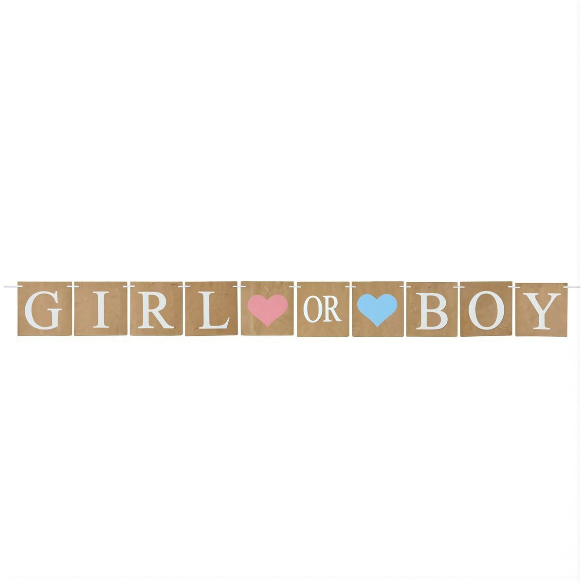 Гирлянда для гендерной вечеринки Girl or Boy крафт бумага баннер для праздника шаровера с пополнением длина 220 см