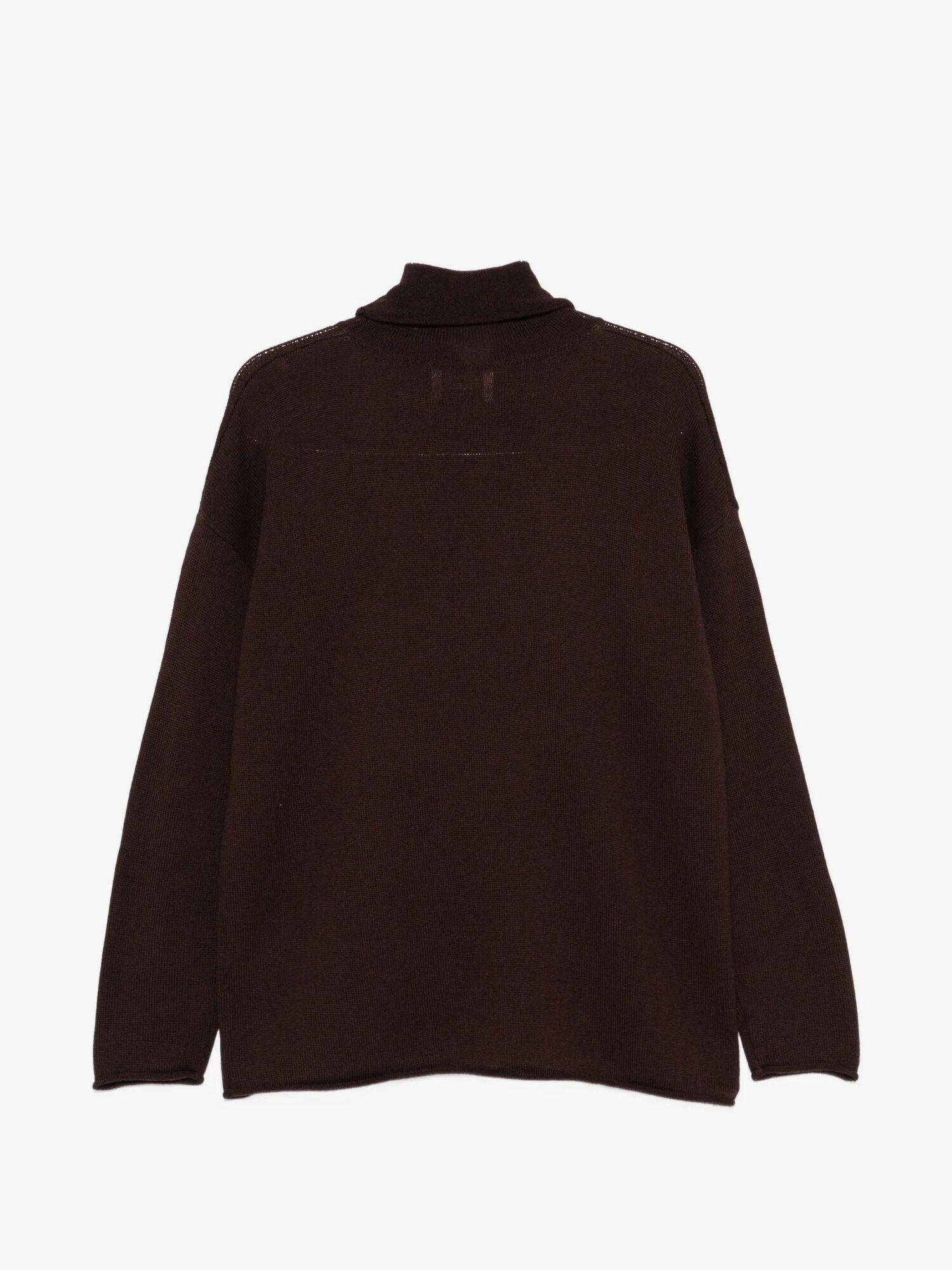 Свитер Alpha Studio Roll-neck drop-shoulder knit, размер 44, , коричневый — фото 1