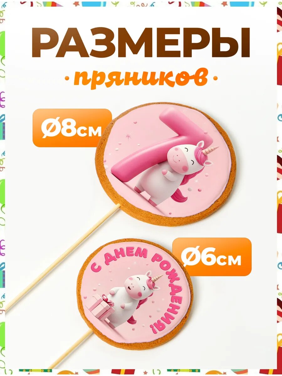 Топпер на торт 7 лет — фото 1