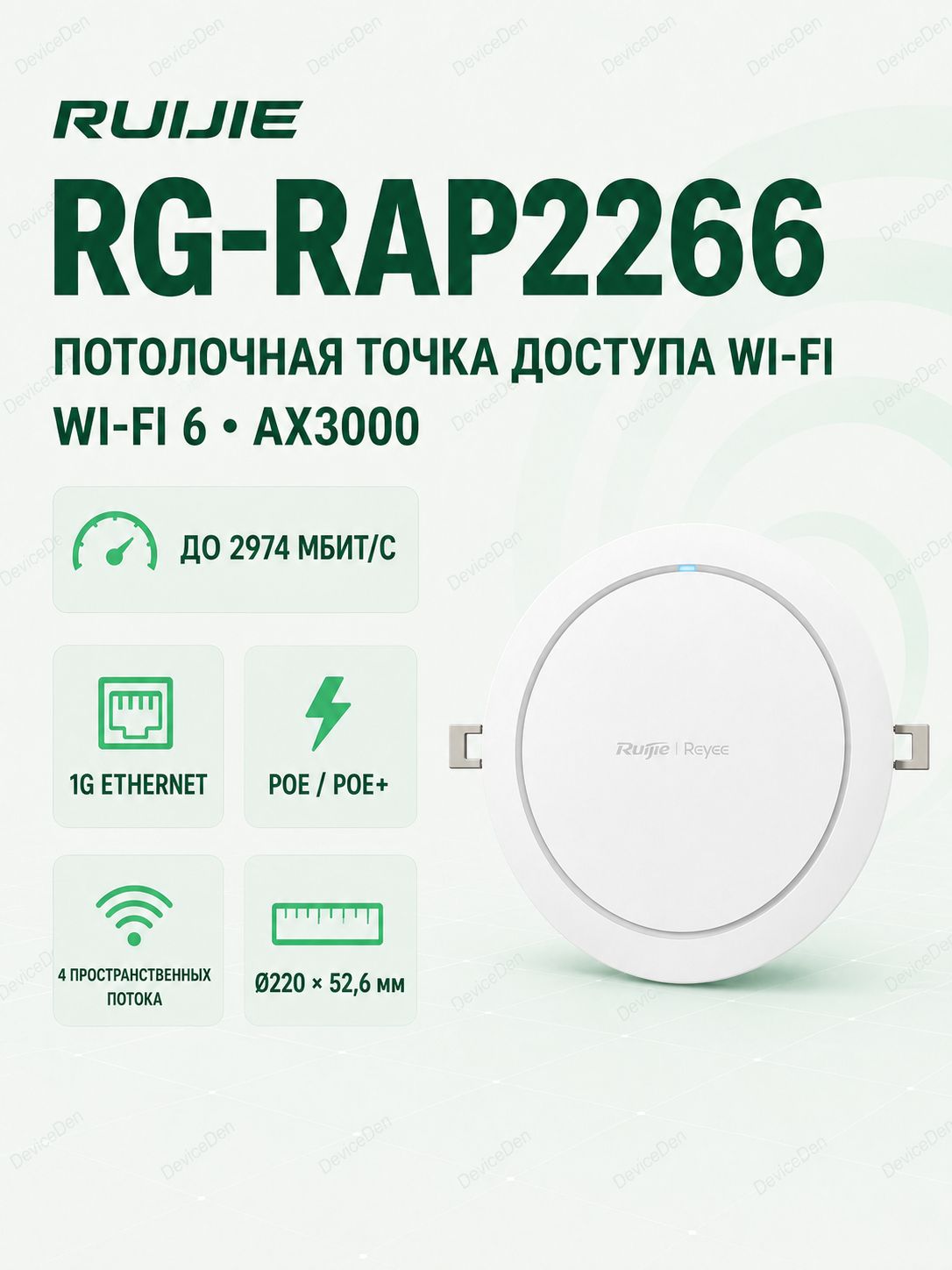 Ruijie RG-RAP2266 Wi-Fi точка доступа